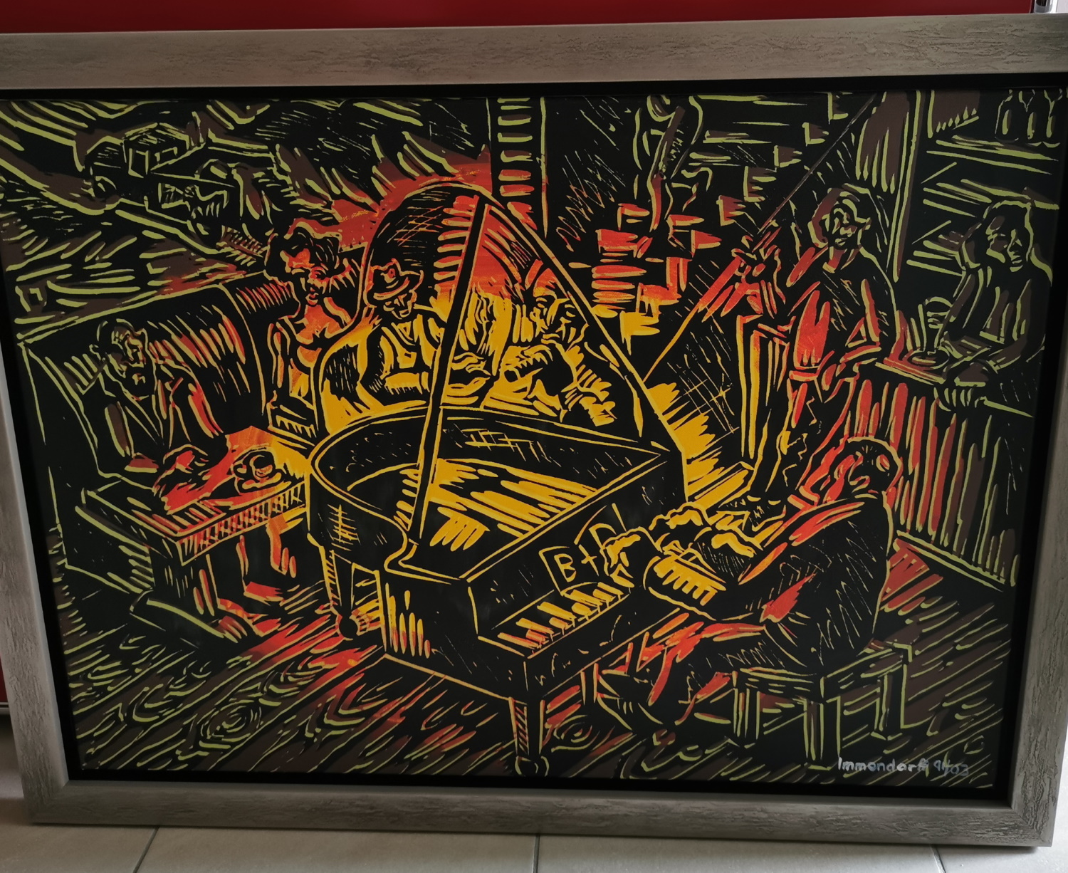 Jörg Immendorff | Ständchen für B & D | Kunstgalerie Klamer