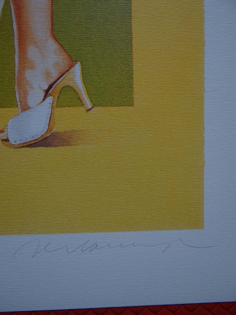 Werke von Mel Ramos | Lithografie Mobilcom FC St. Pauli II