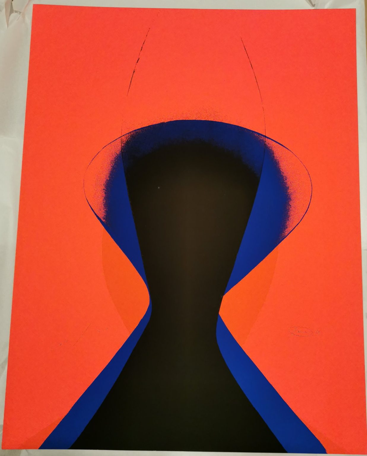 Otto Piene | Blue Monk | Kunstgalerie Klamer