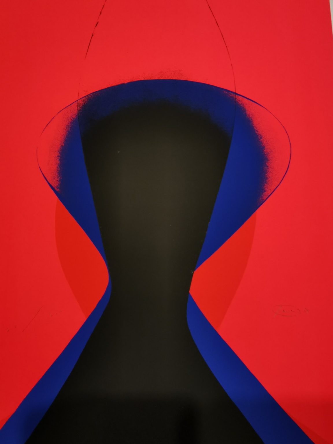 Otto Piene | Blue Monk | Kunstgalerie Klamer